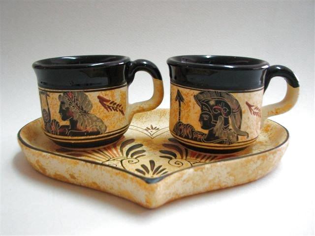 Founta Ceramics - Archaic items - Greek coffee set